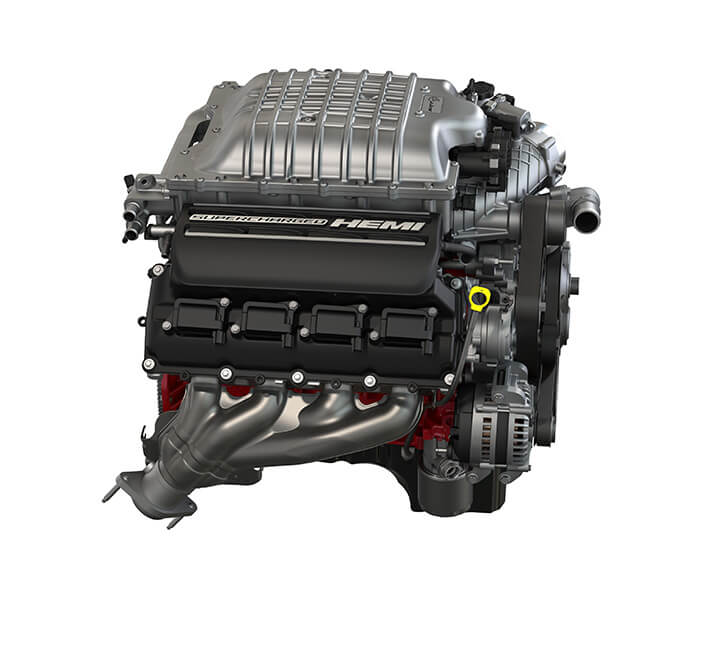 supercharged engine hellcat